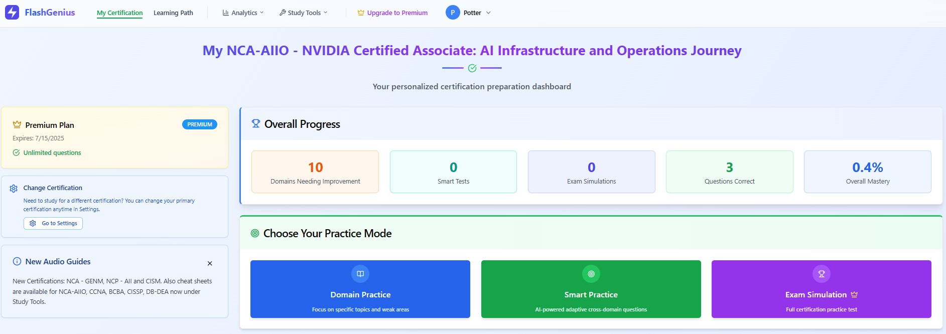 FlashGenius - AI-Powered Certification Exam Prep | CISSP, AWS, PMP & More